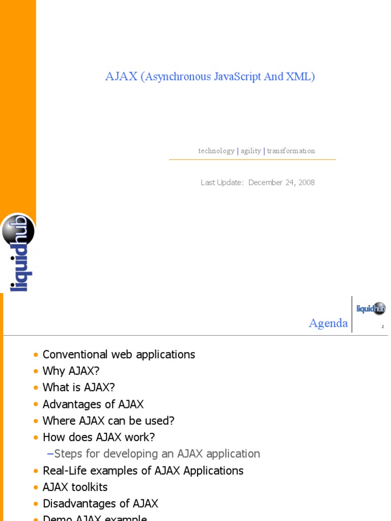 Ajax (: Asynchronous Javascript and XML) | PDF | Web Software | Ajax (Programming)
