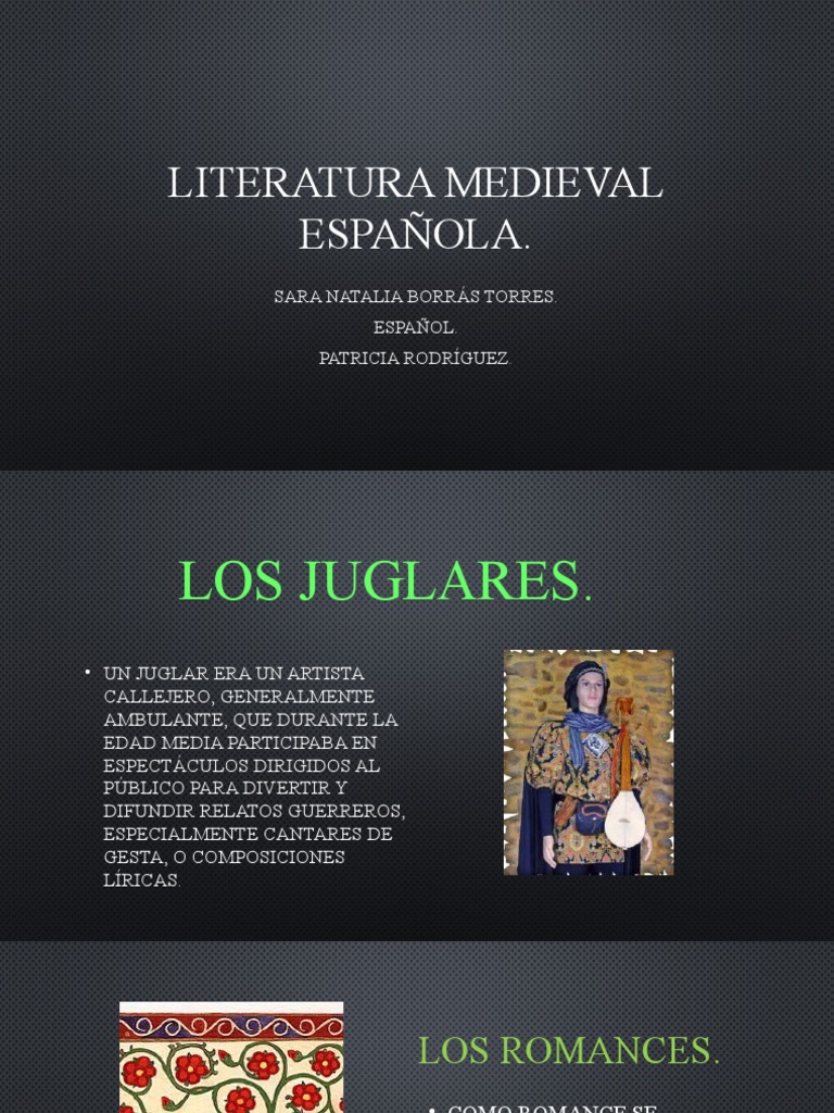 Literatura Medieval Española | PDF