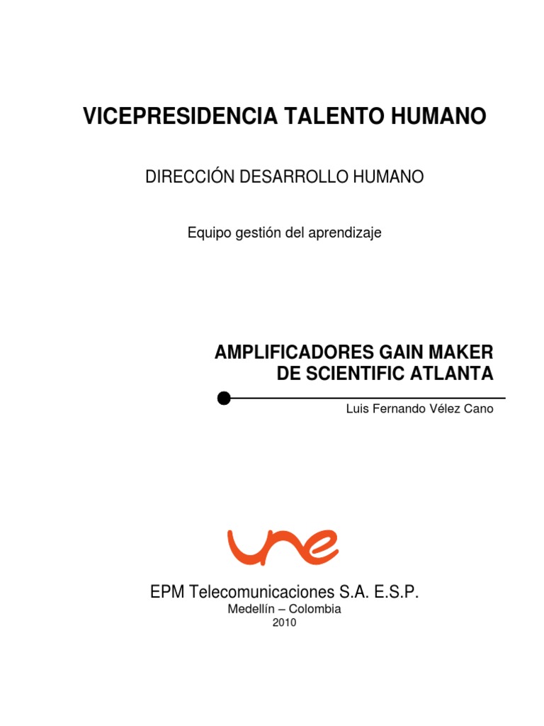 8-Amplificadores Gain Maker | PDF | Calibración | Decibel