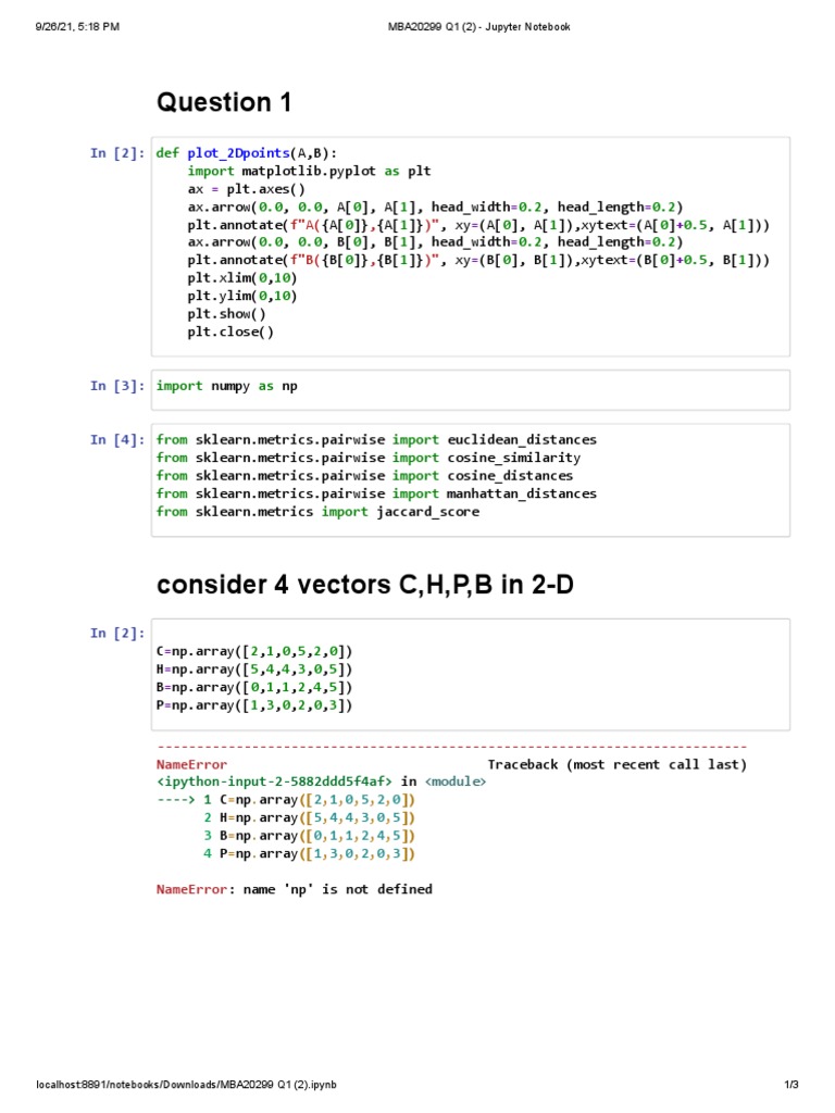 Q1 (2) - Jupyter Notebook | PDF | Computer Science | Free Software