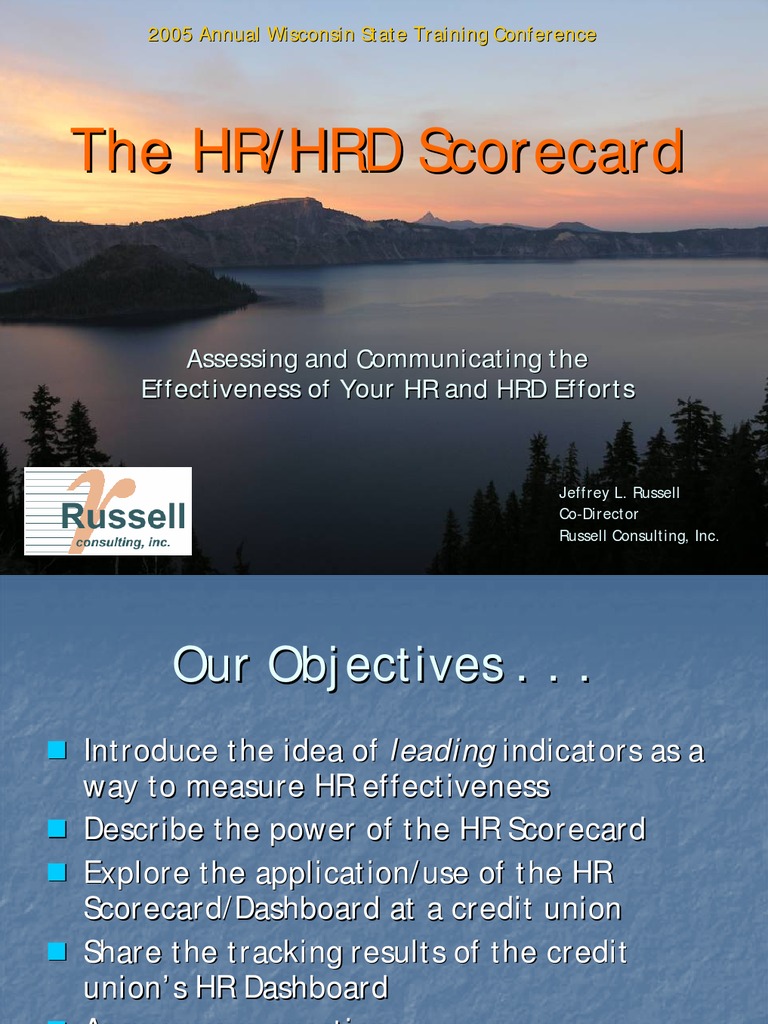 HRD Scorecard | PDF