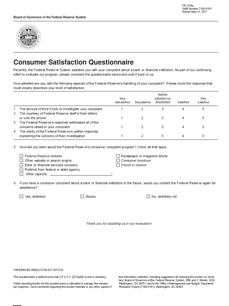 Consumer Satisfaction | PDF