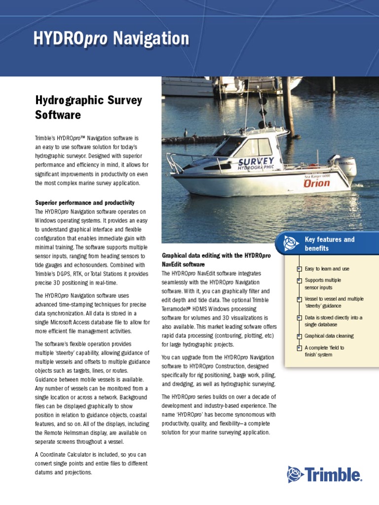 Hydropro Navigation DS | PDF | Graphical User Interfaces | Surveying