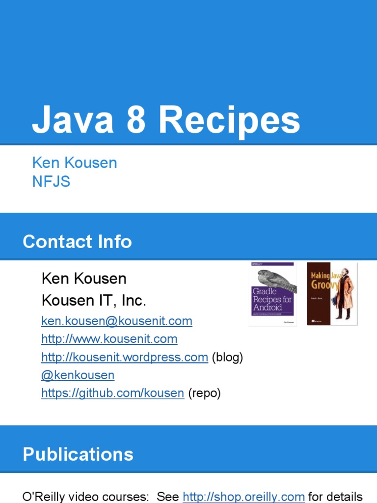 Java 8 Recipes | PDF | Anonymous Function | Method (Computer Programming)