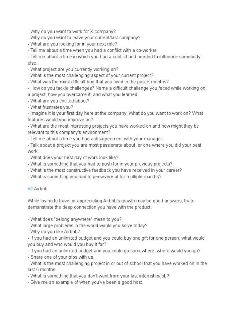 Behavioral Questions For Interviews | PDF | Applied Psychology | Communication