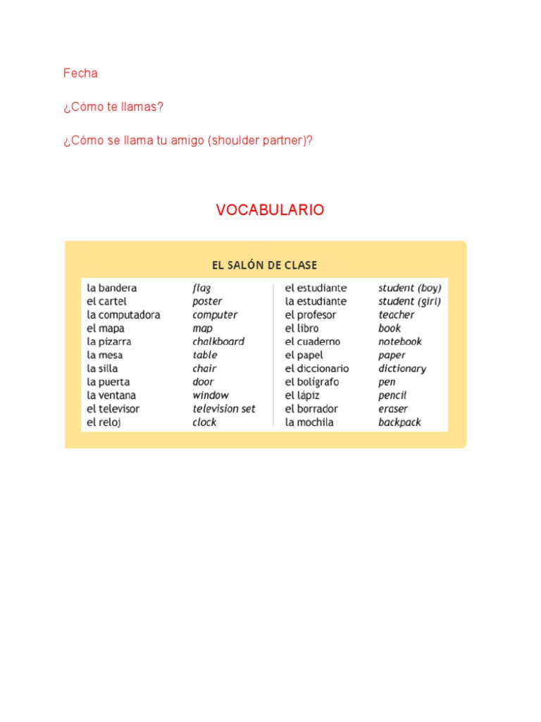 El Salon de Clases 1 | PDF | Artes del Lenguaje y Comunicación ...