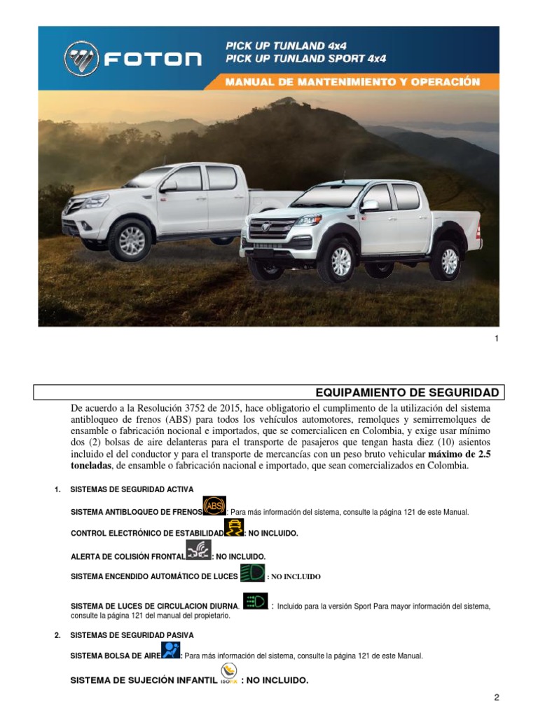 Foton | PDF | USB | Bienes manufacturados
