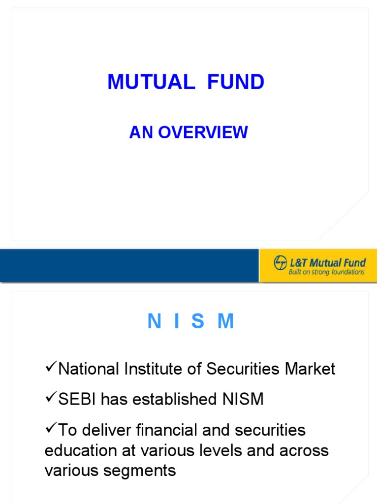 NISM Overview | PDF | Mutual Funds | Investing