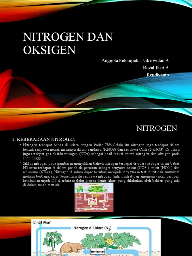 Nitrogen dan Oksigen: Unsur Penting dalam Kehidupan | PDF