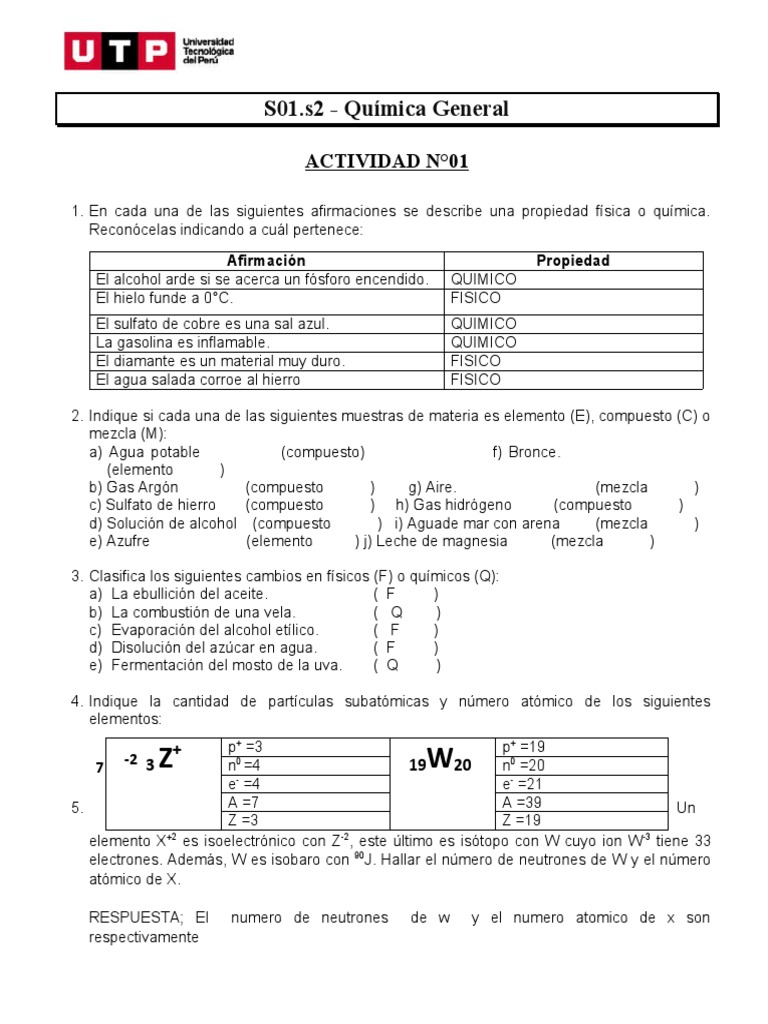 Propiedades y Clasificación Química | PDF | Ciencia y matemáticas