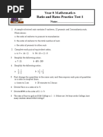 Year 8 Maths Test - Yearly Exam - Questions | PDF | Area | Mathematics