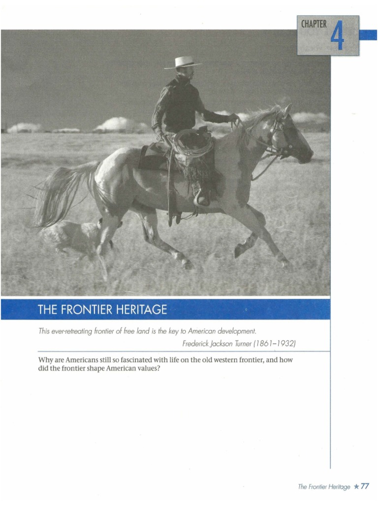 Chapter 4 - The Frontier Heritage | PDF