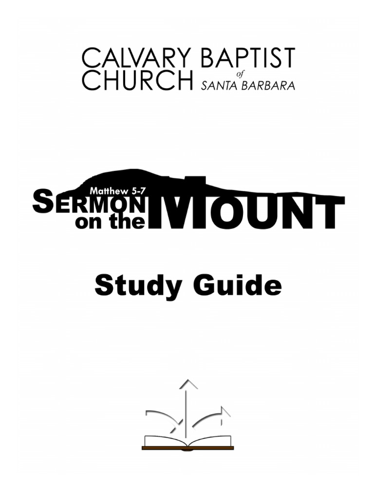 Sermon On Mount Complete Study Guide-1 | Download Free PDF | Jesus ...