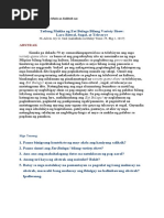 Abstrak Sample Tagalog | PDF