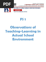 FS Episode 8 | PDF | Curriculum | Lesson Plan