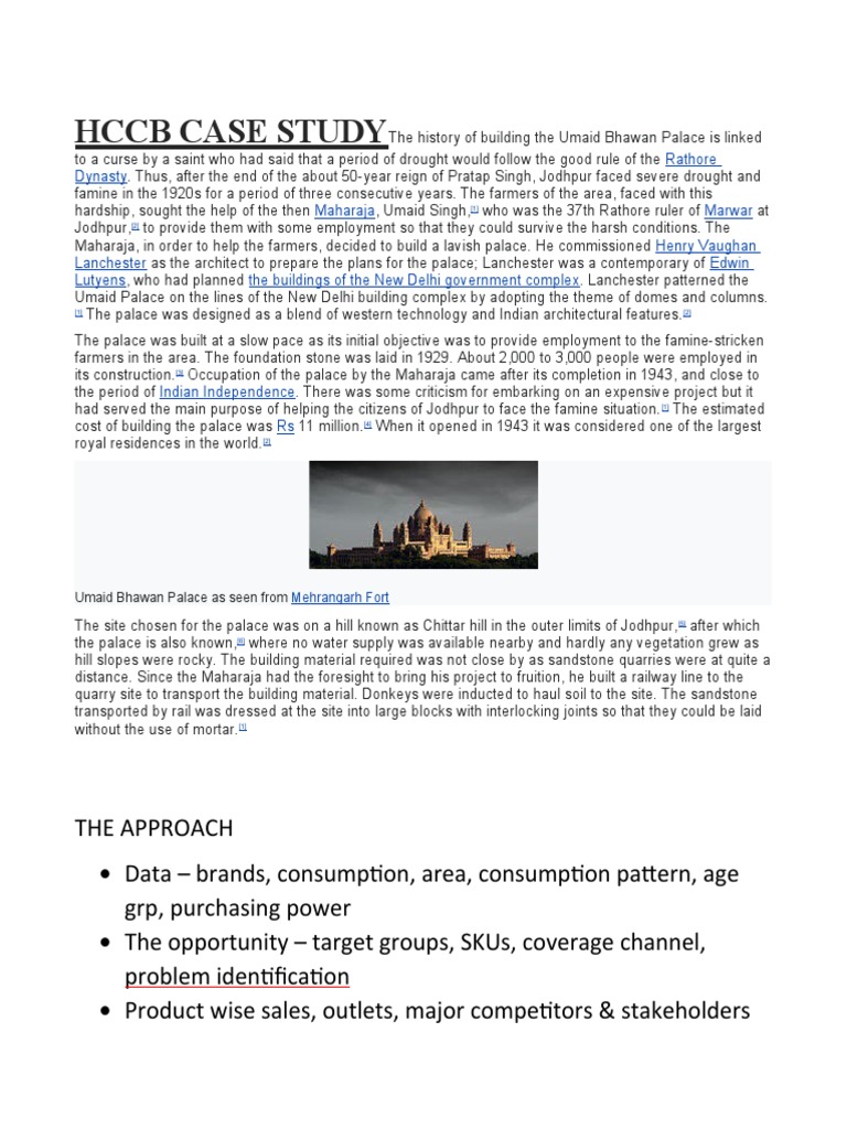 HCCB Case Study | PDF | Economies