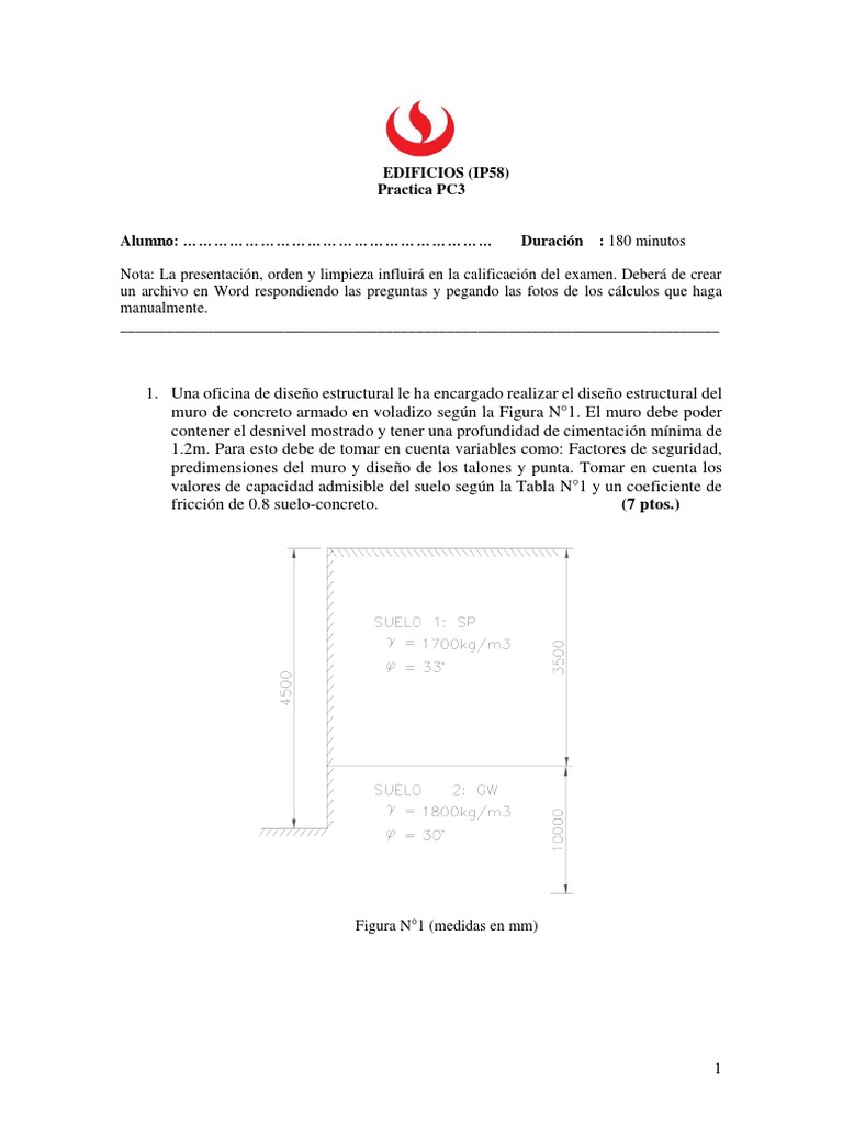 PC3 Edificios 2020-2A | PDF | Ingeniería de Edificación | Ingeniero civil