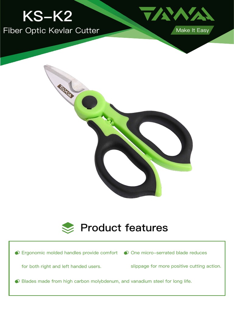 Tawaa KS-K2-Fiber Optic Kevlar Cutter | PDF | Technology & Engineering
