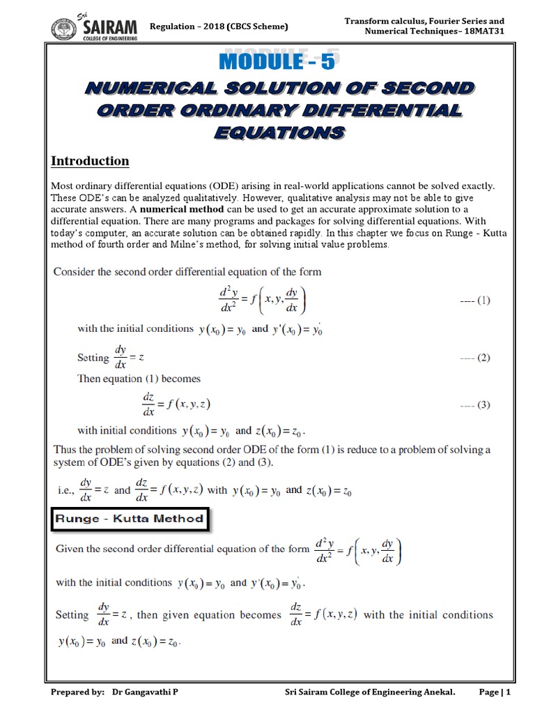 Transform, Fourier & Numerical Methods | PDF | Numerical Analysis | Differential Equations