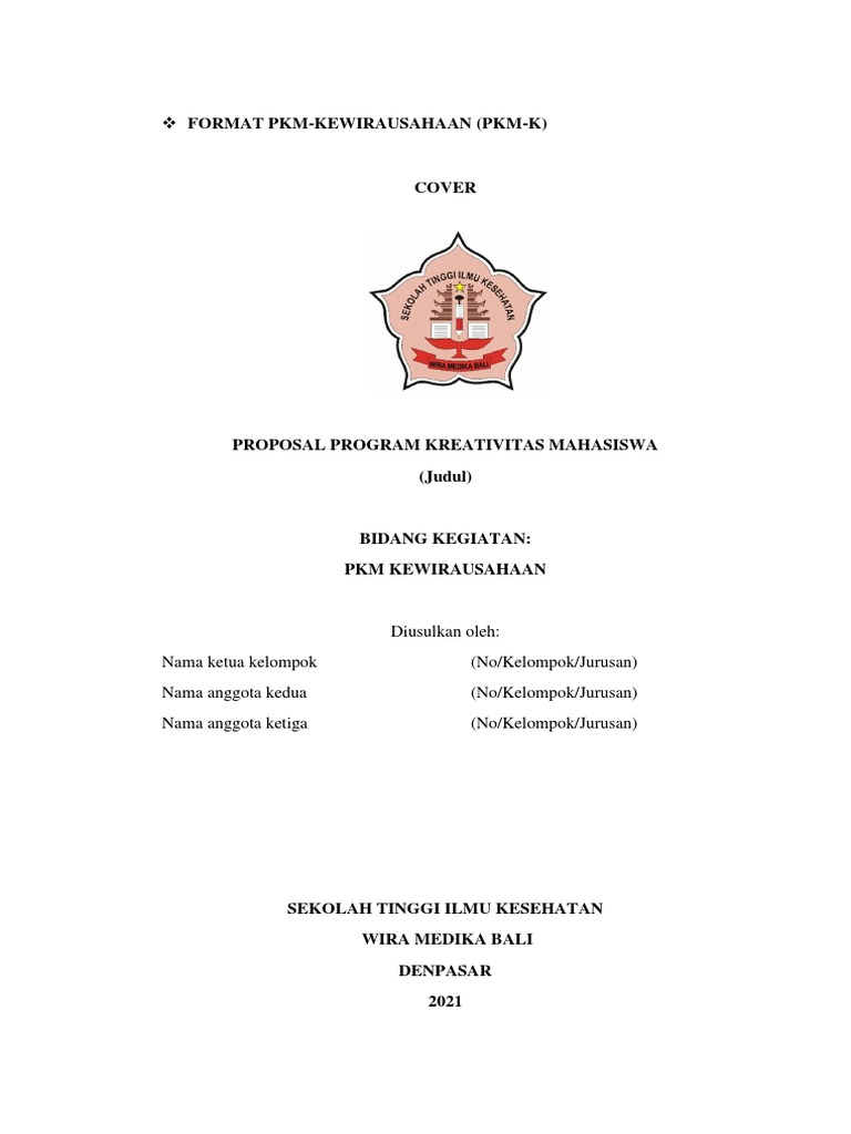 Contoh Format PKM | PDF | Bisnis | Komputer