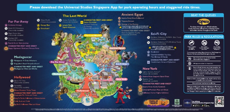 Universal Studios Singapore Park Map en | PDF