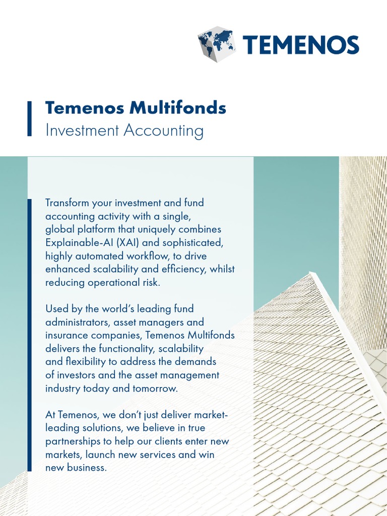 Temenos Multifonds: Investment Accounting | Download Free PDF | Banks ...