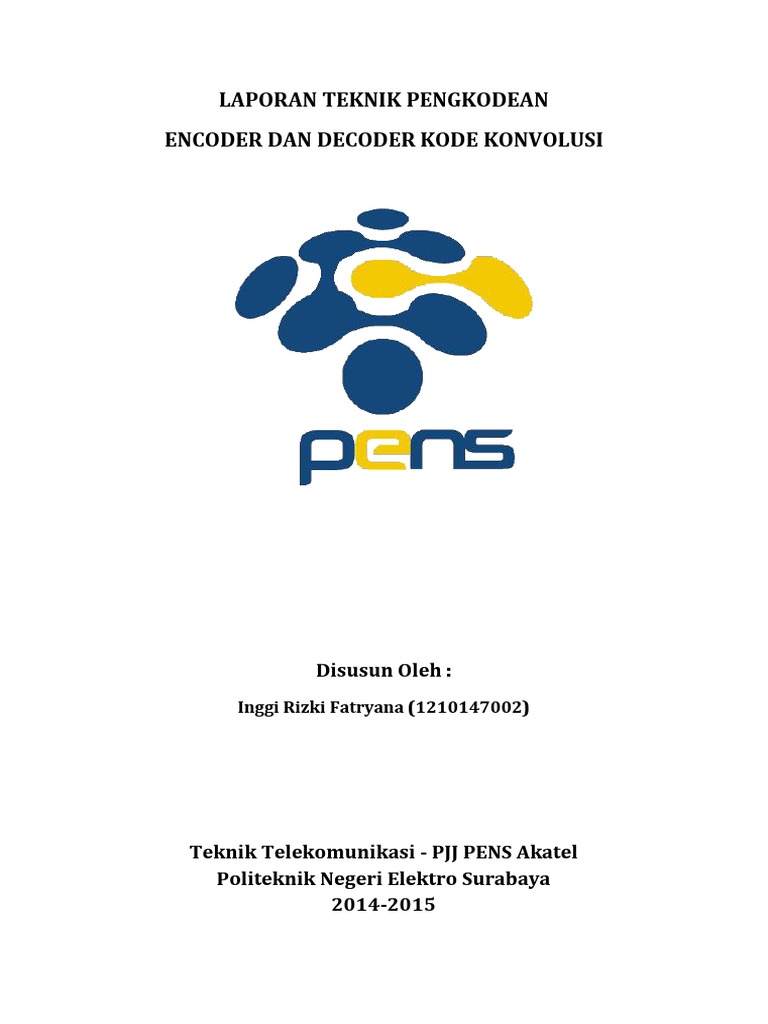 Inggi 1210147002 Pengkodean Encoder Dan Decoder Kode Konvolusi | PDF