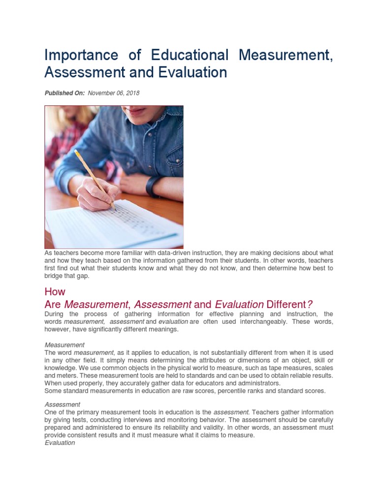 Importance of The First | PDF | Educational Assessment | Teachers