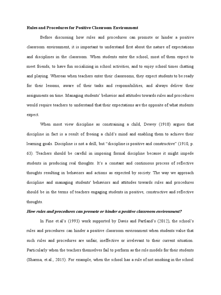 Positive Classroom Management Strategies | PDF | Teachers | Motivational