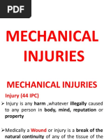 Blunt and Sharp Force Injury Classifications | PDF | Medical ...