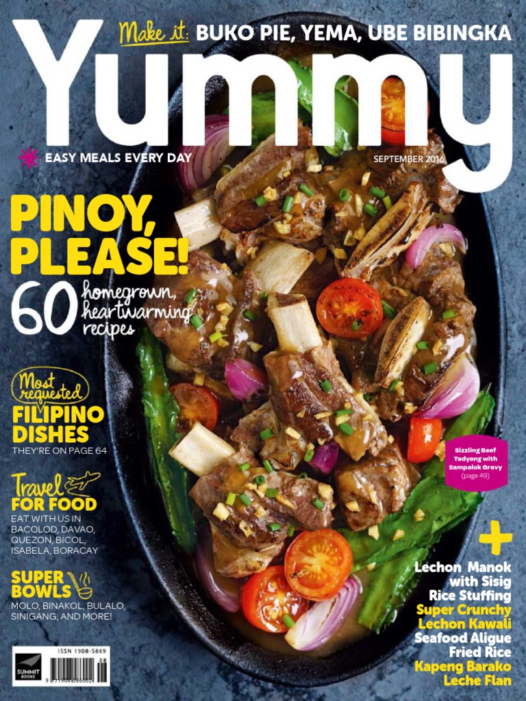 Yummy - September 2016 PH | PDF | Philippine Cuisine | Food And Drink