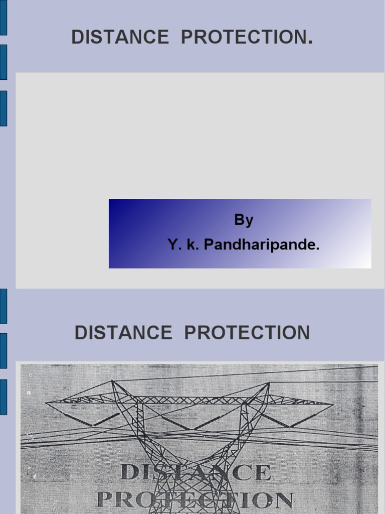 Distance Protection: Y. K. Pandharipande | PDF