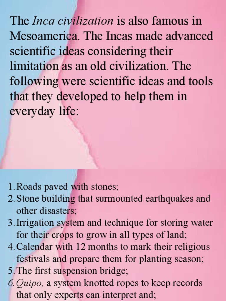 The Inca Civilization | PDF