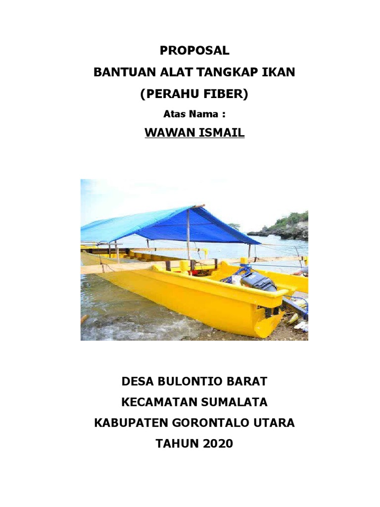 PROPOSAL Perahu Fiber | PDF