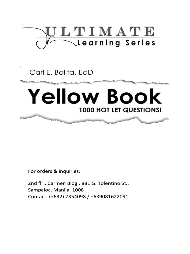 CBRC Yellow Book Wordpdf | PDF | Psychology | Spanish Empire CBRC Yellow Book Wordpdf | PDF | Psychology | Spanish Empire