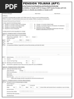Atal Pension Yojana (Apy) - Account Closure Form (Voluntary Exit) | PDF ...