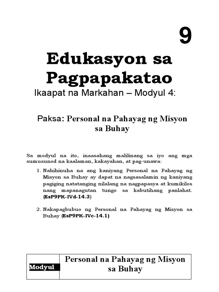 Sipacks Esp9 q4 Week4gat | PDF