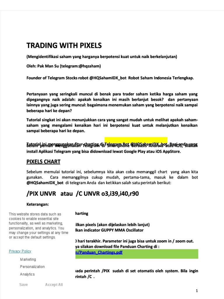 Trading With Pixels | PDF