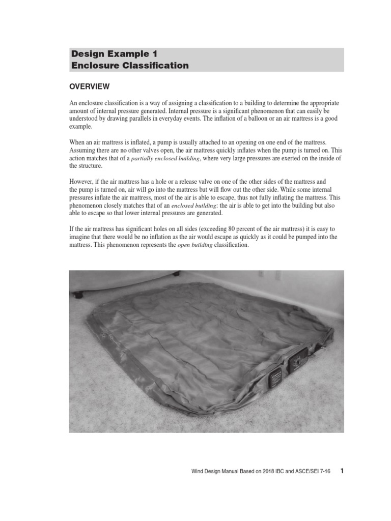 Design Example 1 Enclosure Classification: Wind Design Manual Based On ...