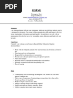 Revathi Resume 19 PDF | PDF | Nursing | Patient
