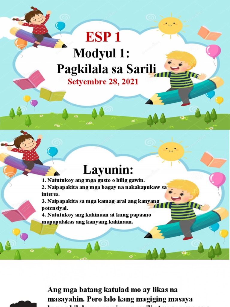 Esp1 Week1 Quarter 111 | PDF