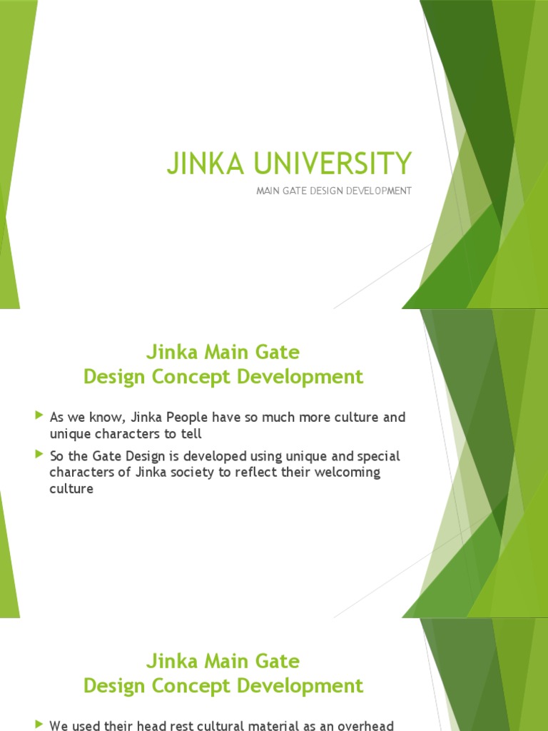 Jinka University: Main Gate Design Development | PDF