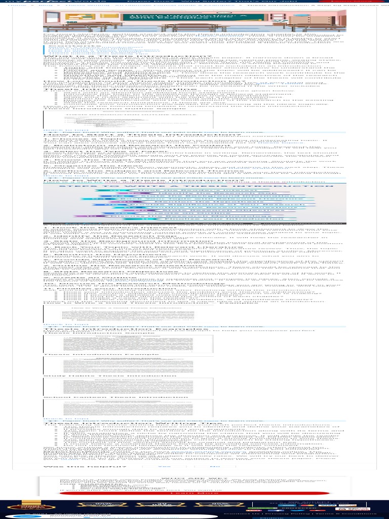 Easy Guide To Learn How To Write A Thesis Introduction Pdf Thesis