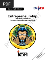 Entrepreneurship: Module 1-10 | PDF | Entrepreneurship | Economies
