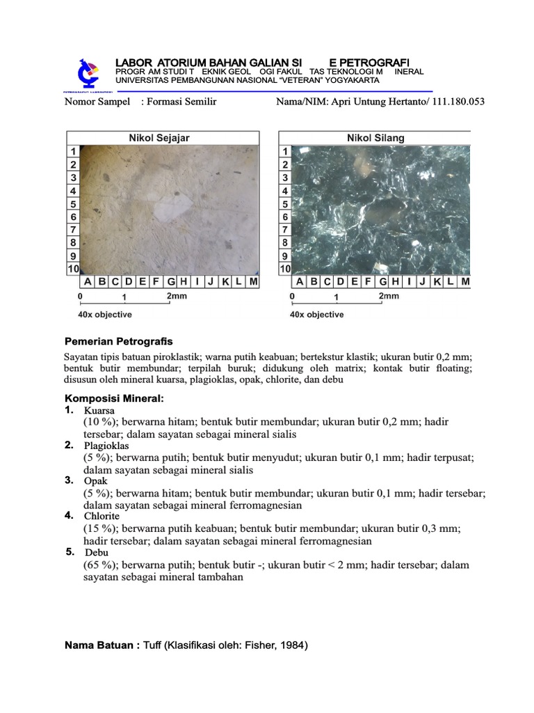 Deskripsi Tuff | PDF