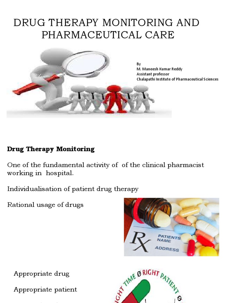 Drug Therapy Monitoring in Pharmacy Practice | PDF | Pharmacy | Therapy