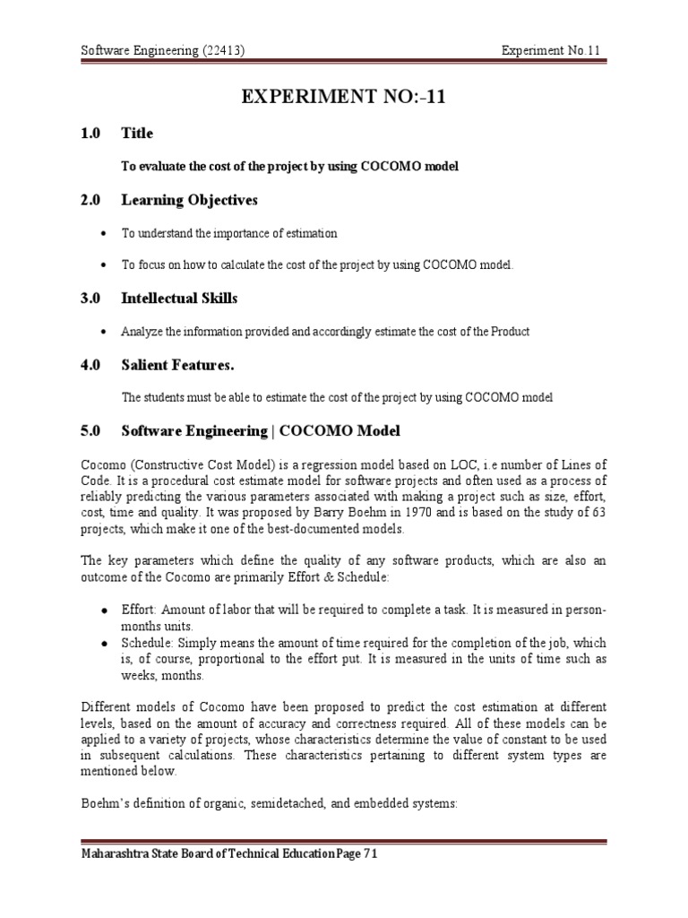 EXPERIMENT NO 11 Sen | PDF | Software Engineering | Computing