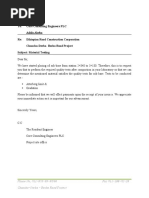 Sample Extension of Time Letter | PDF | Technology & Engineering
