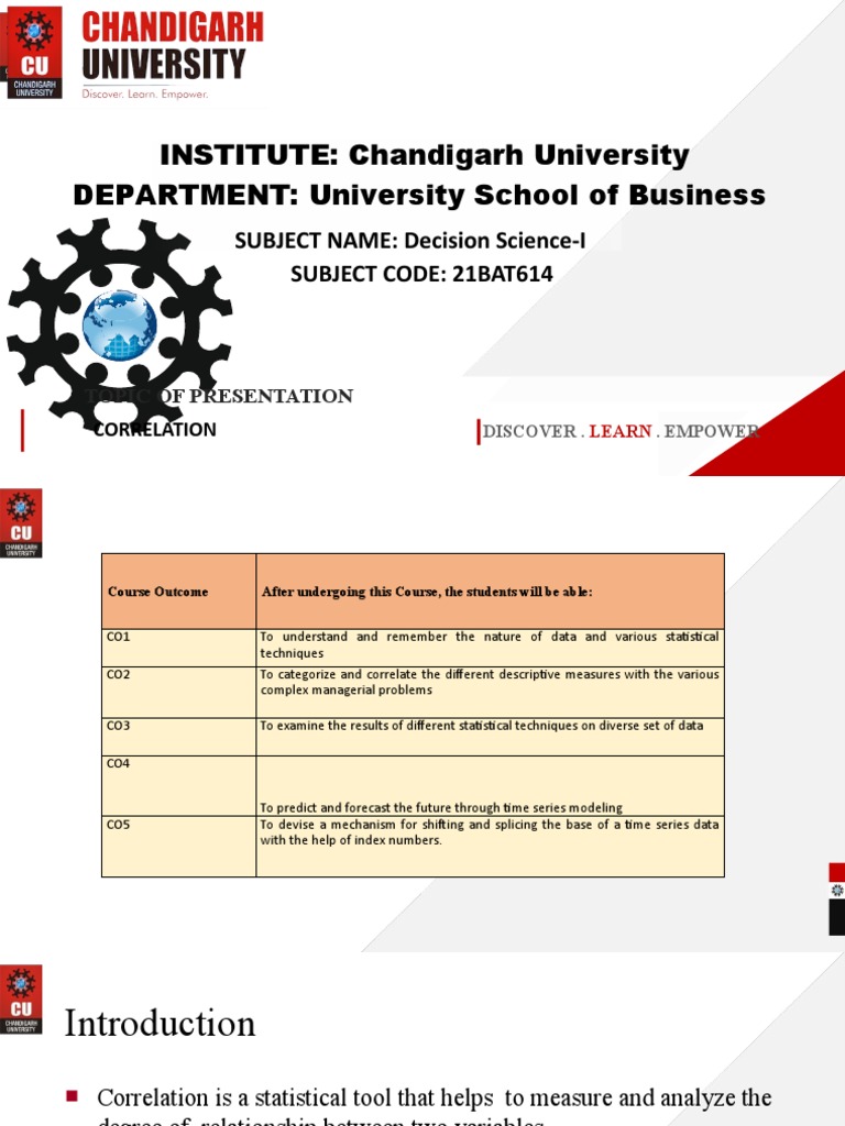 Lecture-1 Correlation & Types | PDF | Correlation And Dependence | Time ...
