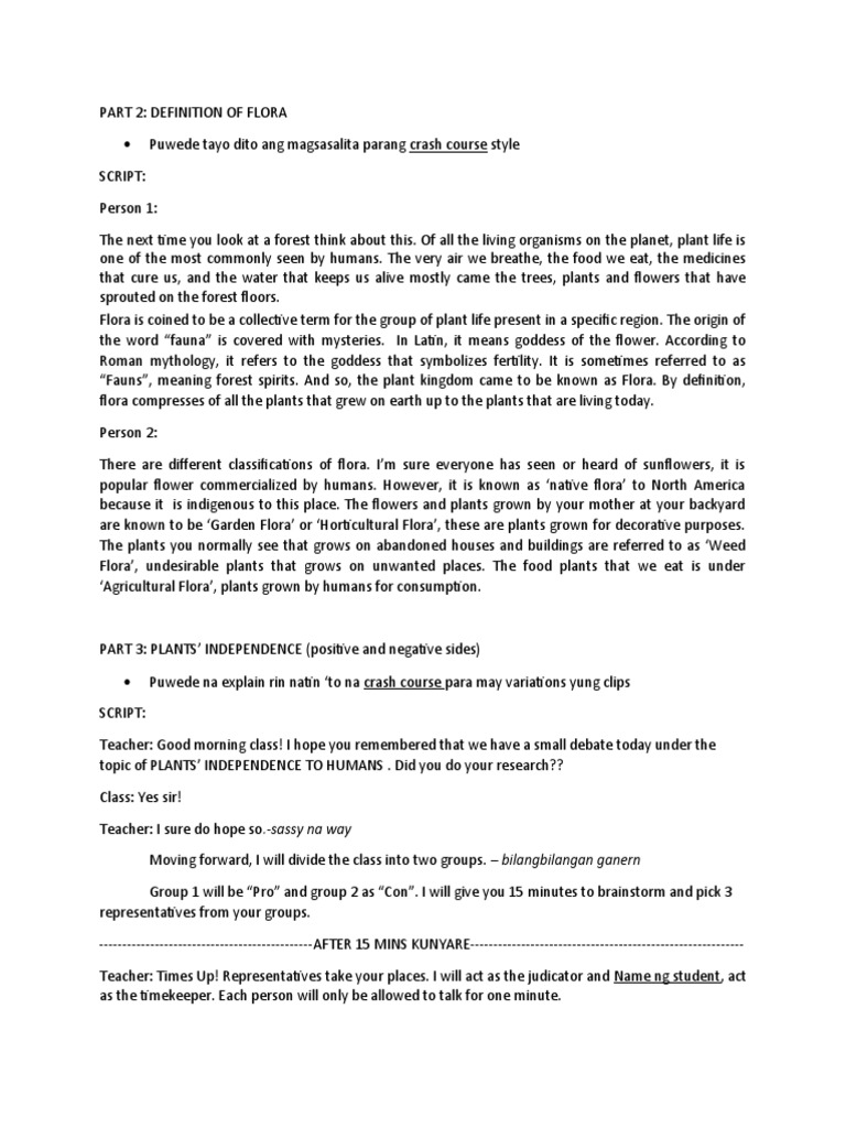 Script For Invasive - Flora | PDF | Soil | Plants